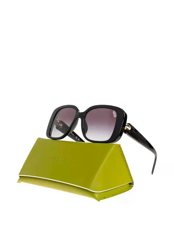 Tory Burch Geometric-frame Sunglasses - Black