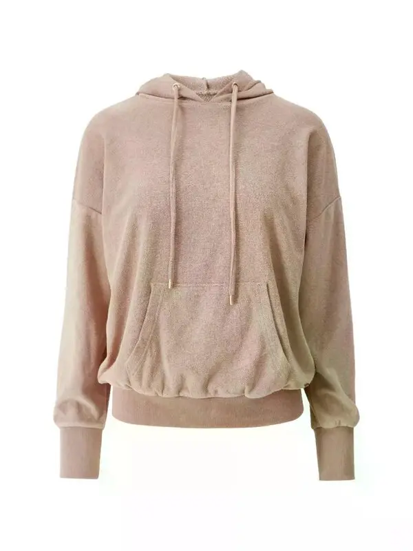 Melissa Odabash Drawstring Hoodie - Neutrals