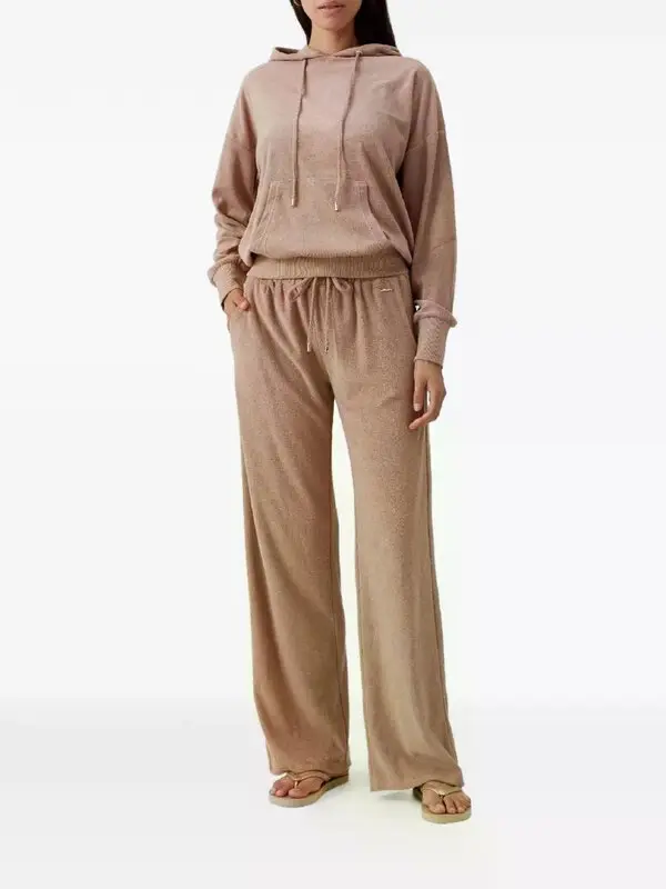 Melissa Odabash Drawstring Hoodie - Neutrals