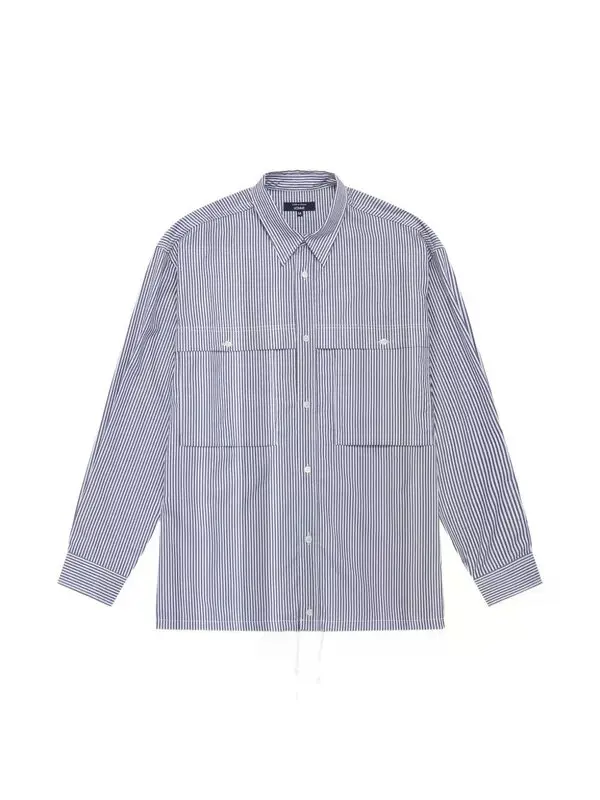 Comme Des Garçons Striped Chest-pocket Shirt