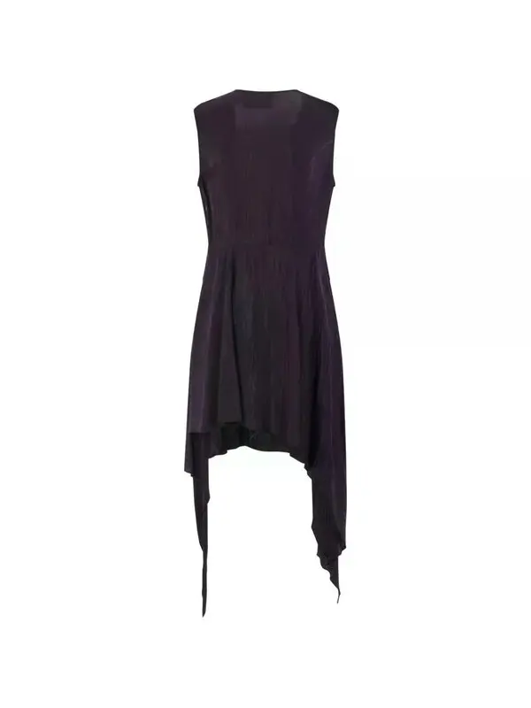 Plan C Draped Sleeveless Midi Dress