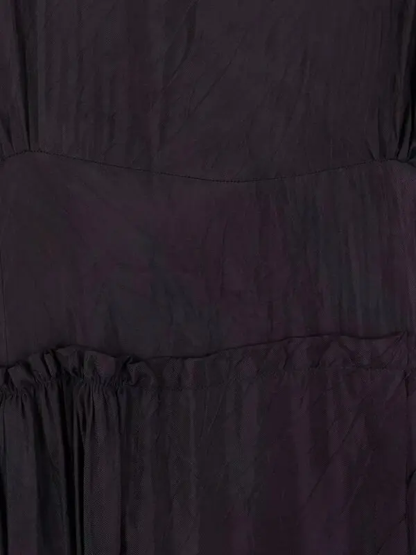 Plan C Draped Sleeveless Midi Dress