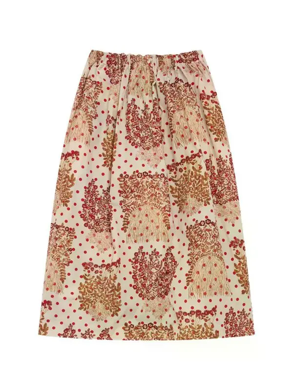 COMME DES GARÇONS TAO Printed Midi Skirt