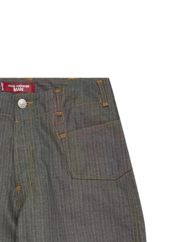 Junya Watanabe Pinstripe Pattern Trousers