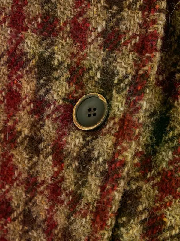 UMA WANG Checked Pattern Coat