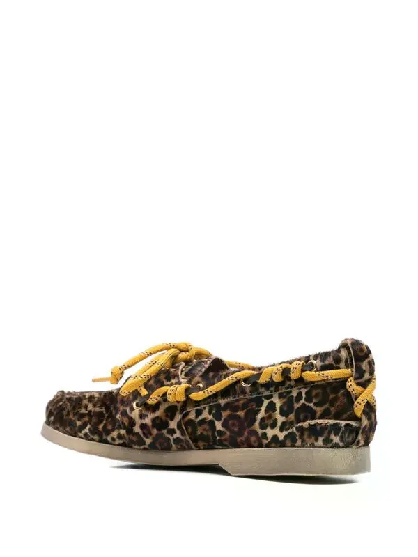 GOLDEN GOOSE Leopard-print Loafers - Neutrals