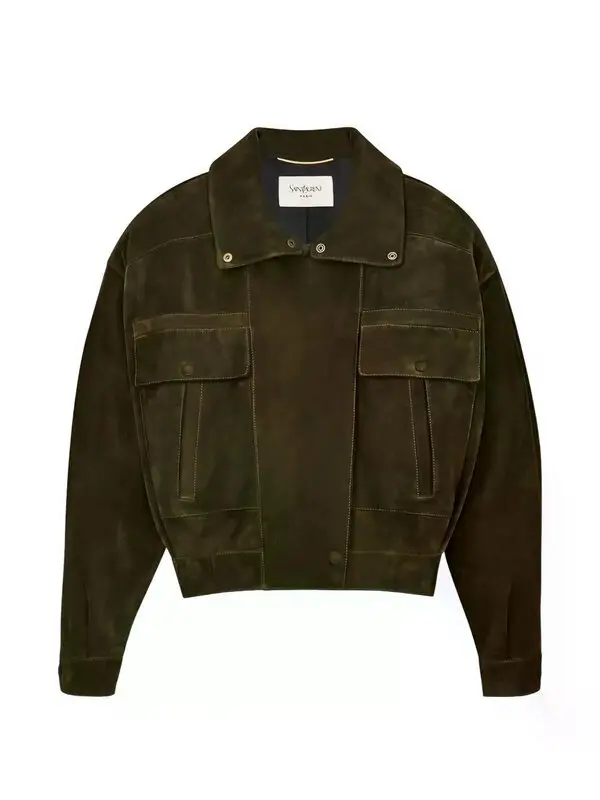 Saint Laurent Pocket Suede Jacket
