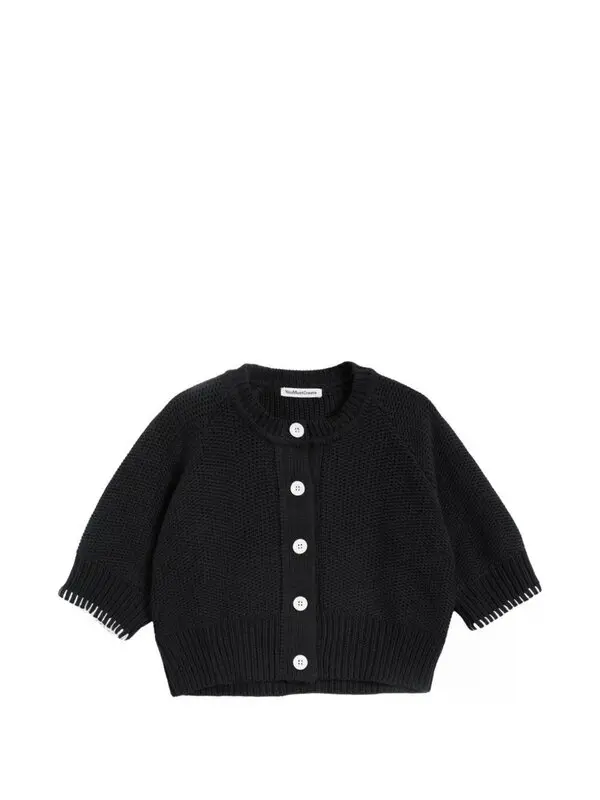 You Must Create Kwai Button Cardigan - Black
