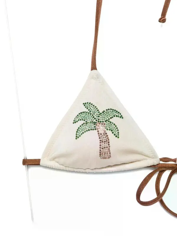 MC2 SAINT BARTH Leah Palm-tree Print Bikini