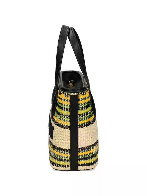 Moschino Striped Tote Bag