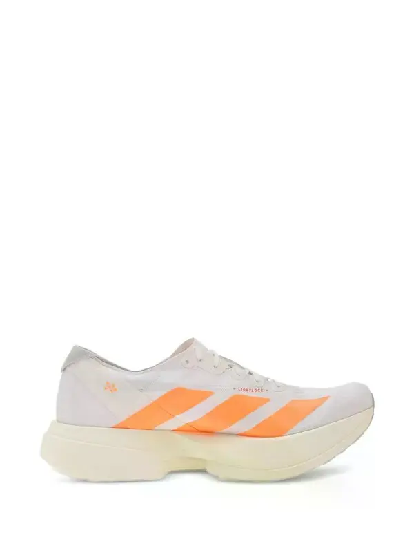 Adidas Adizero Adios Pro Three-striped Sneakers - White