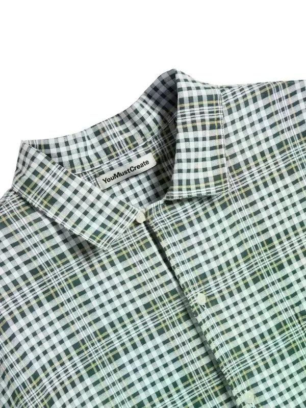 You Must Create Malick Short-sleeve Checked Shirt