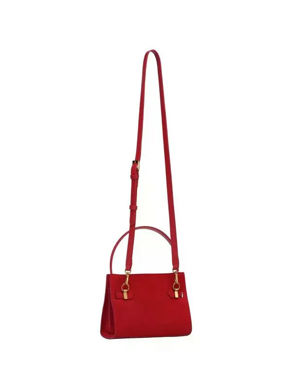 POTAMY Square-buckle Leather Mini Bag