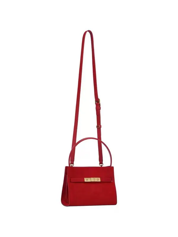 POTAMY Square-buckle Leather Mini Bag
