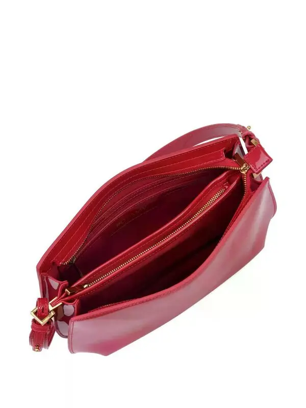 POTAMY Patent-leather Shoulder Bag