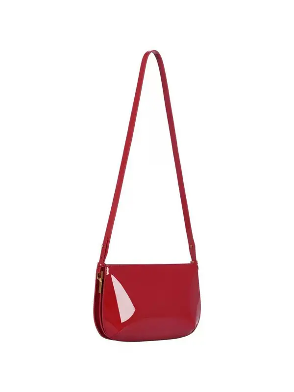 POTAMY Patent-leather Shoulder Bag