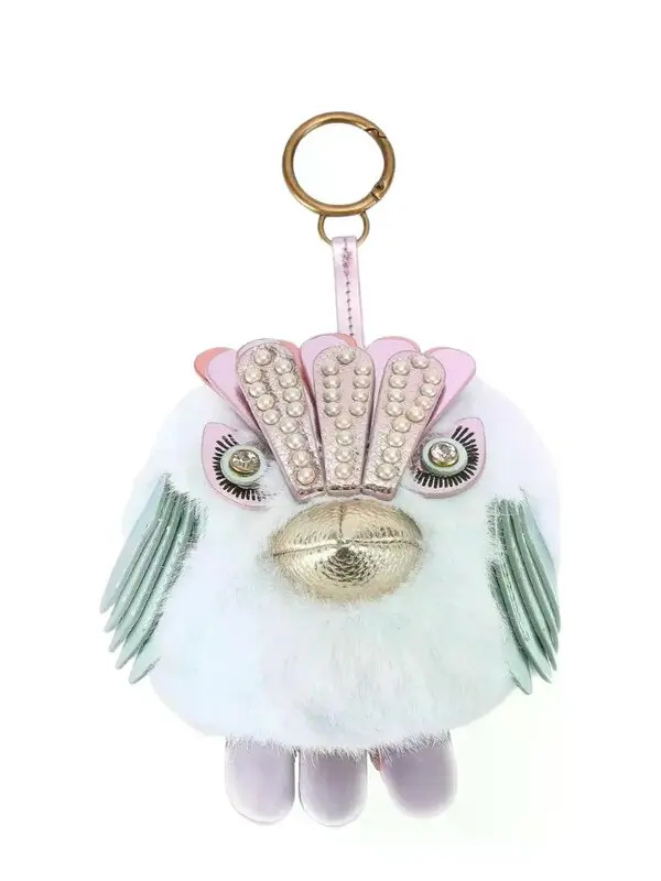Kurt Geiger Pompom Eagle Charm Keyring