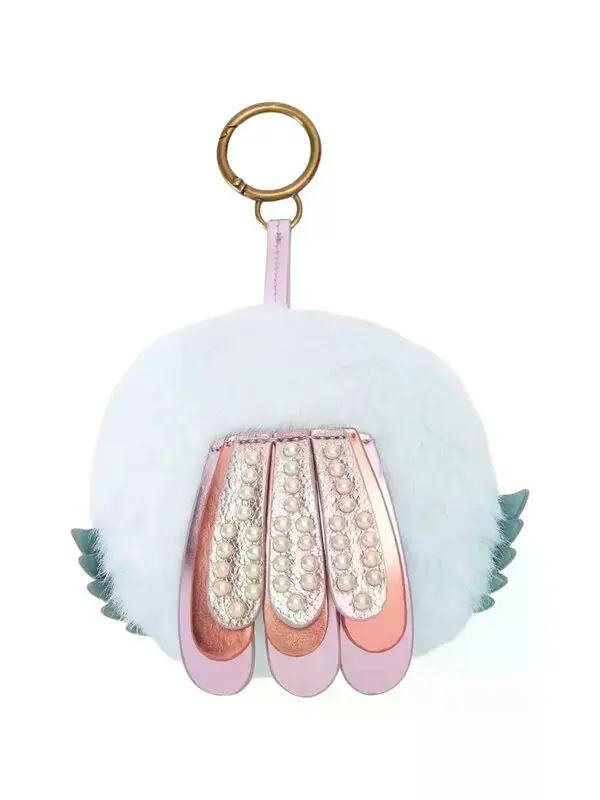Kurt Geiger Pompom Eagle Charm Keyring