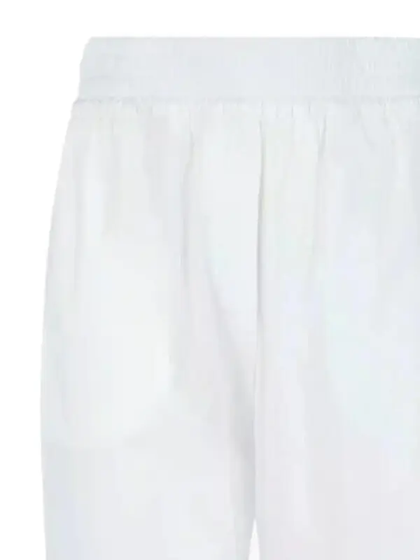 Eleventy Elastic-waistband Cropped Trousers