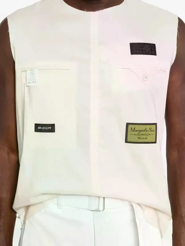 MAISON MARGIELA Logo-patch Vest