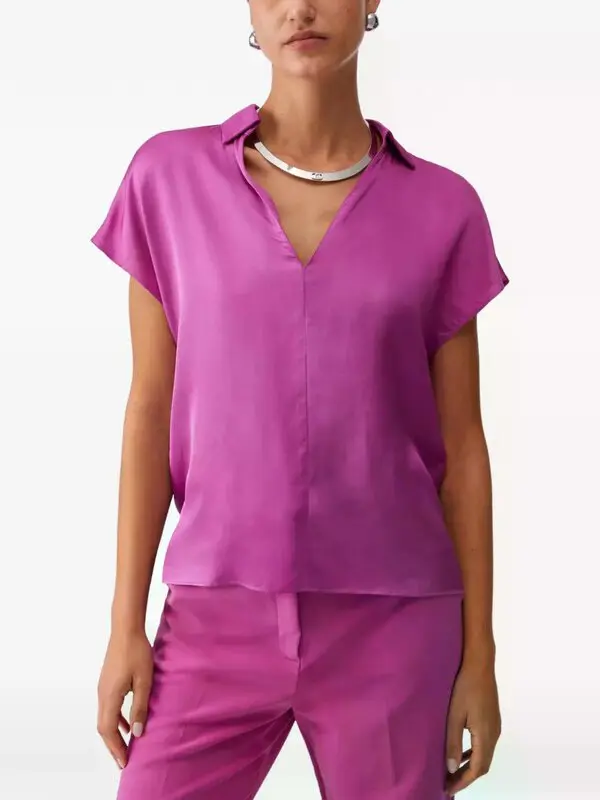 Liu Jo V-neck Satin Blouse
