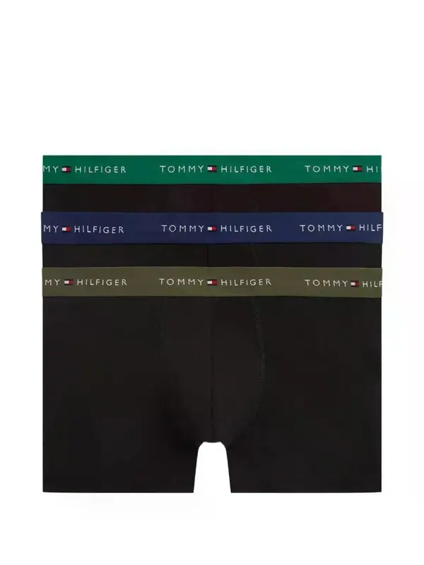 Tommy Hilfiger Logo-waistband Boxers - Black