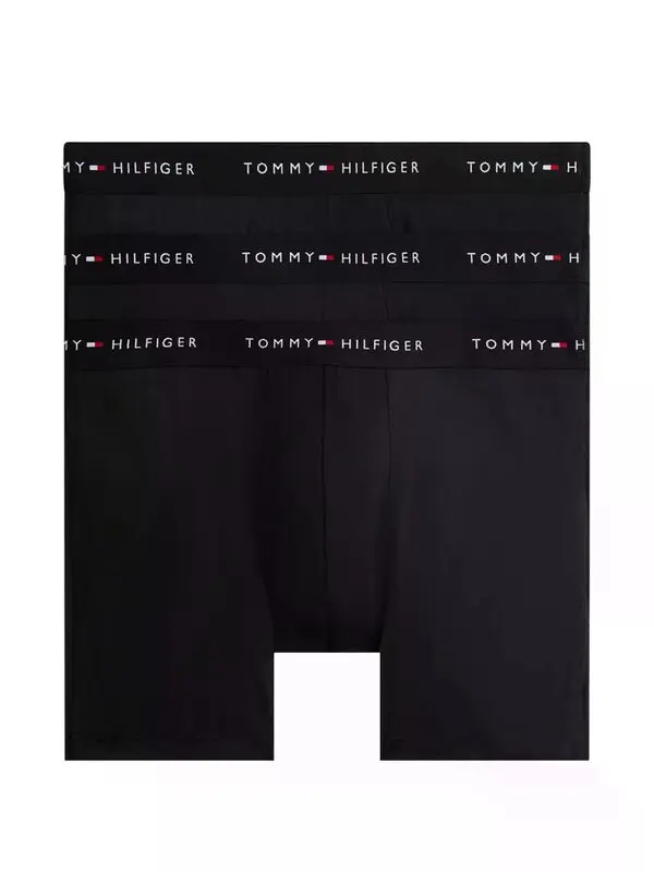 Tommy Hilfiger Logo-waistband Boxers - Black