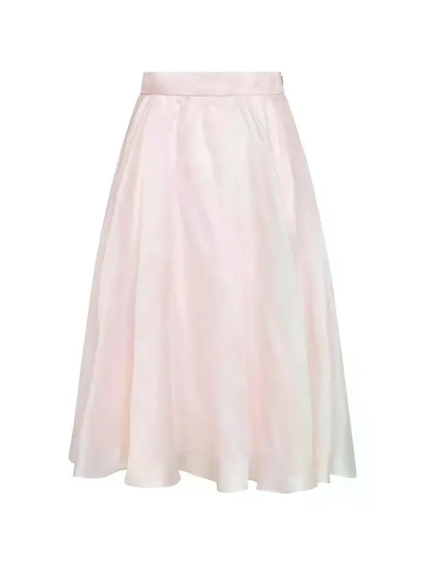 Max Mara Gathered Midi Skirt - Pink