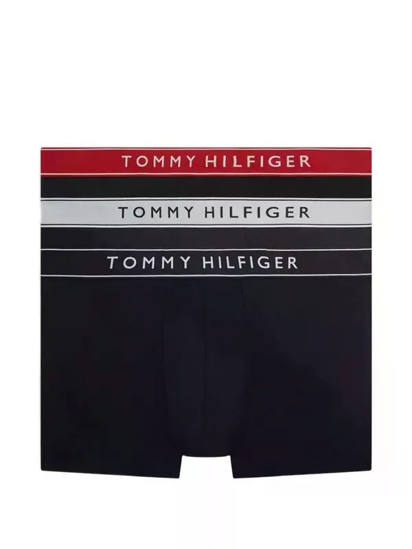 Tommy Hilfiger Logo-waistband Boxers - Black