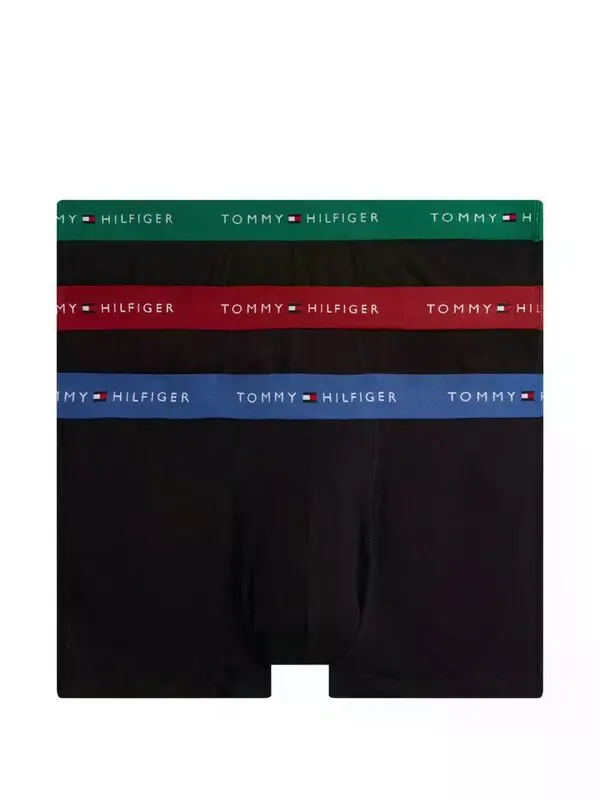 Tommy Hilfiger Logo-waistband Boxers - Black