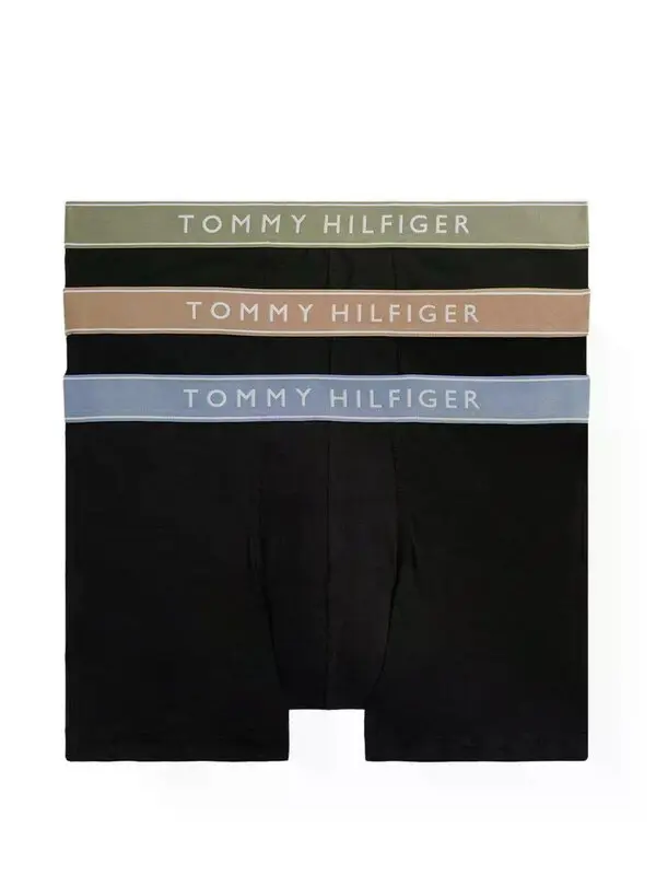 Tommy Hilfiger Logo-waistband Boxers - Black