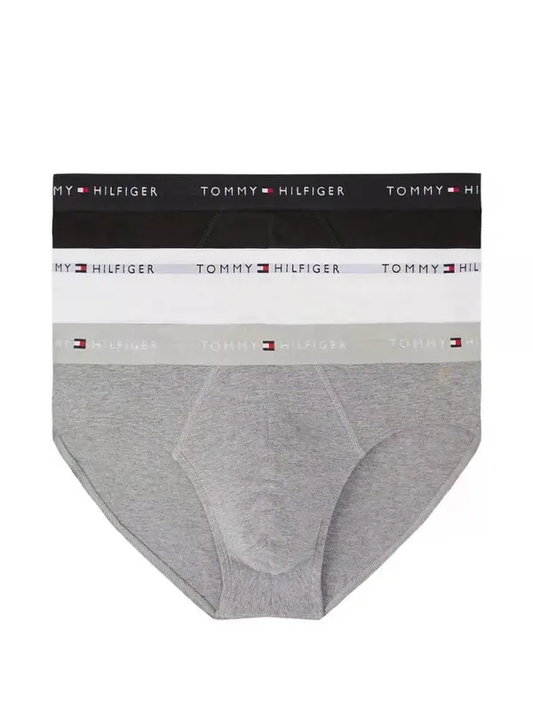 Tommy Hilfiger Logo-waistband Briefs - Grey