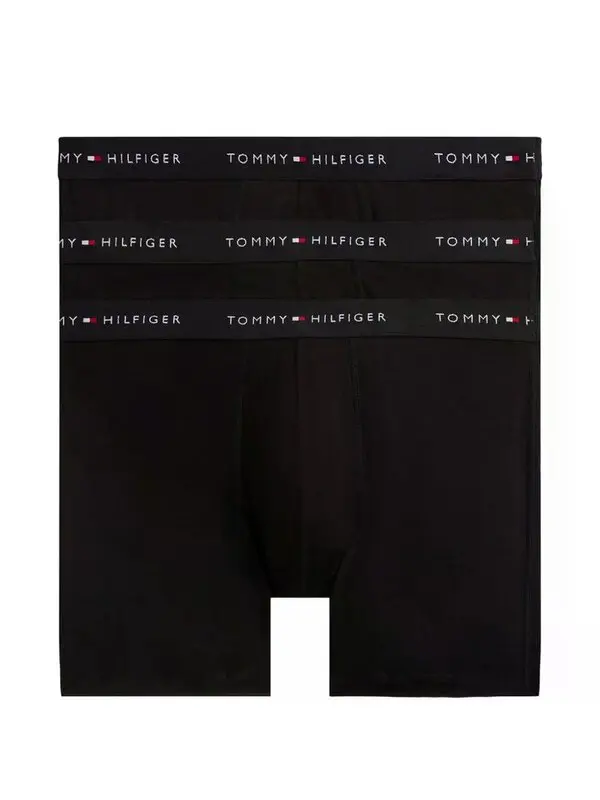 Tommy Hilfiger Logo-waistband Boxers - Black