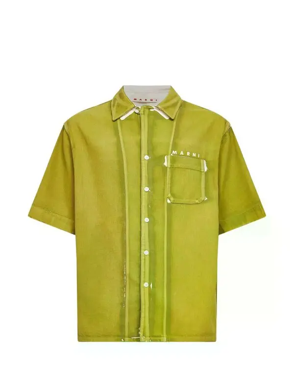 Marni Logo Patch-pocket Shirt