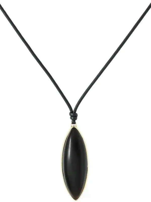 JENNIFER FISHER Puffy-dagger Necklace - Black