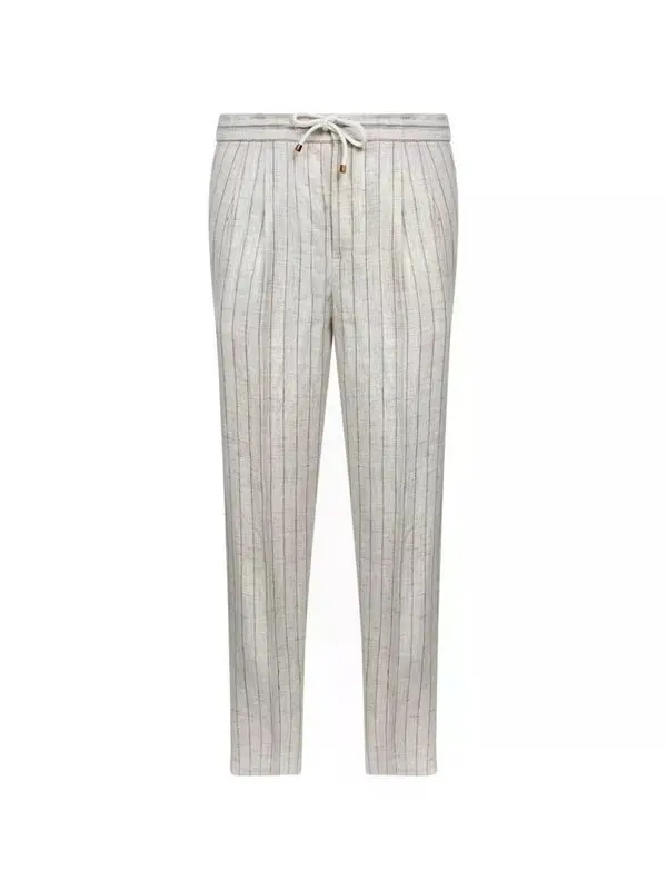 Brunello Cucinelli Drawstring Pleated Trousers