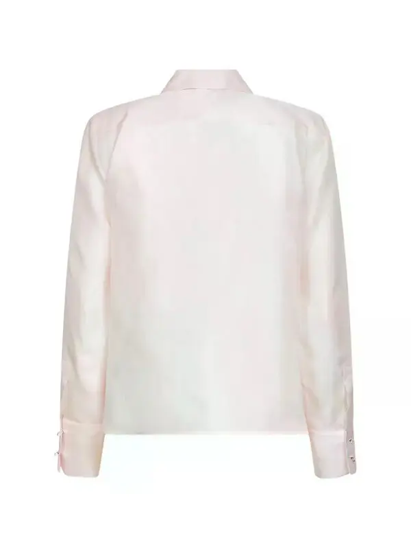 Max Mara Crystal-embellished Button Shirt