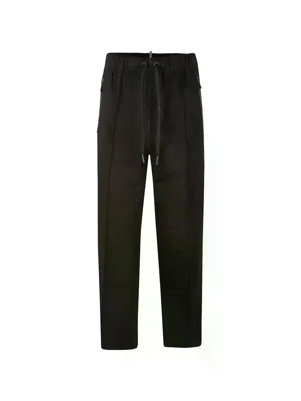 Moncler Drawstring Zip-detail Cotton Trousers