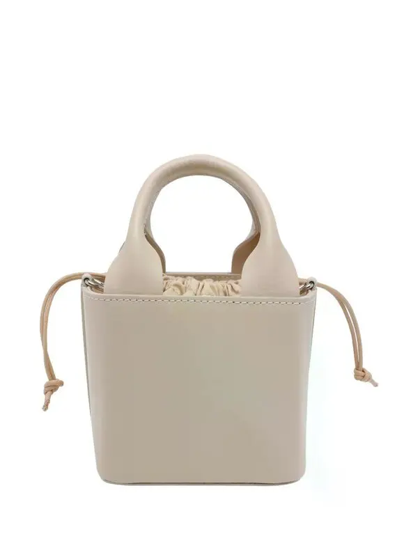 D.a.t.e. Cubo Leather Handbag