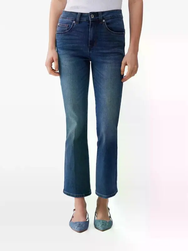 Liu Jo Stonewash-effect Flared Jeans