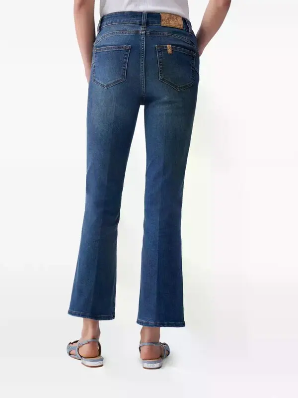 Liu Jo Stonewash-effect Flared Jeans