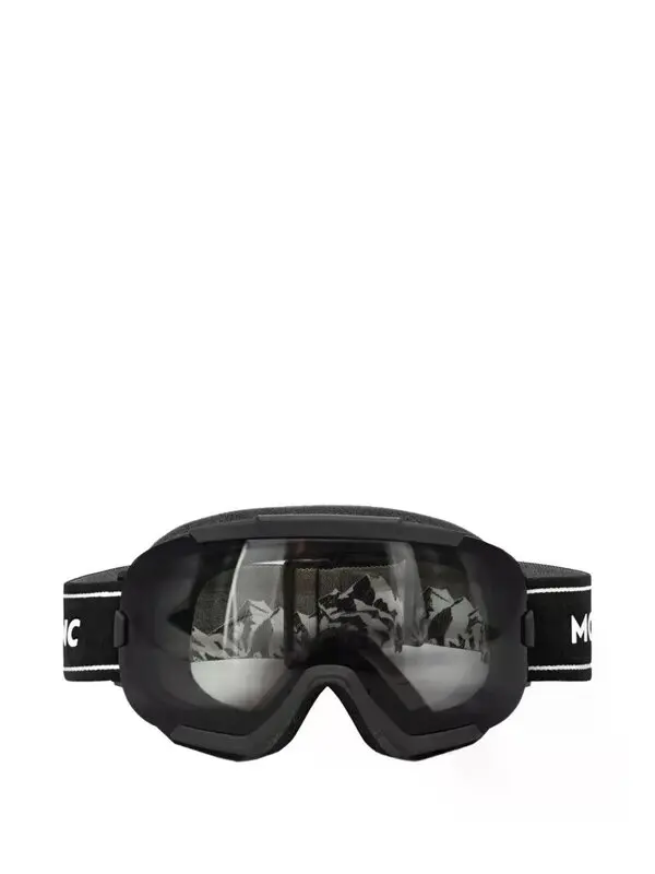 Montblanc Mountain-themed Ski Goggles - Black