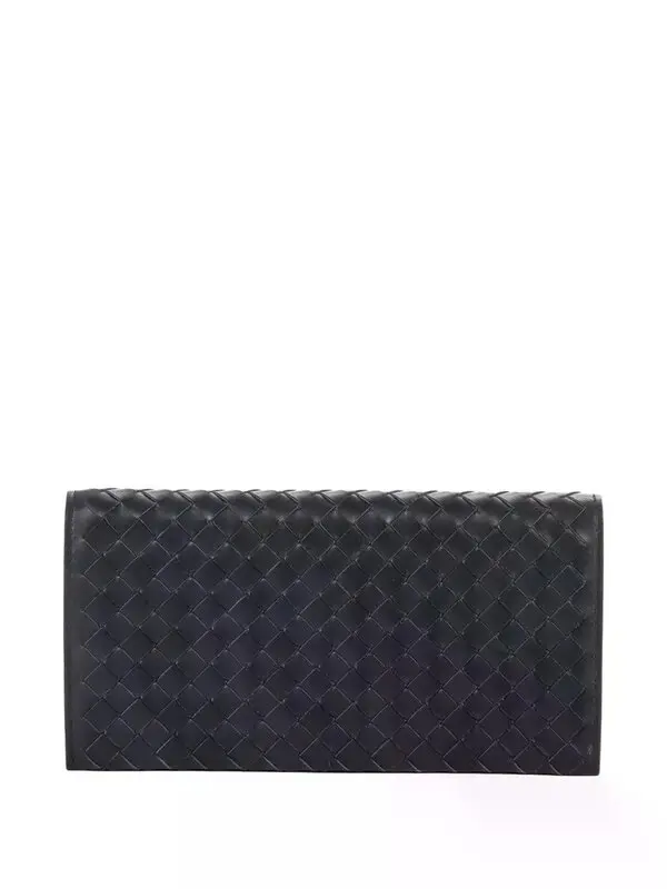 Bottega Veneta Intrecciato Wallet - Blue