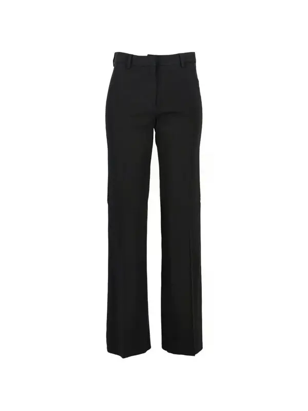 GILLES DUFOUR Flared Trousers - Black
