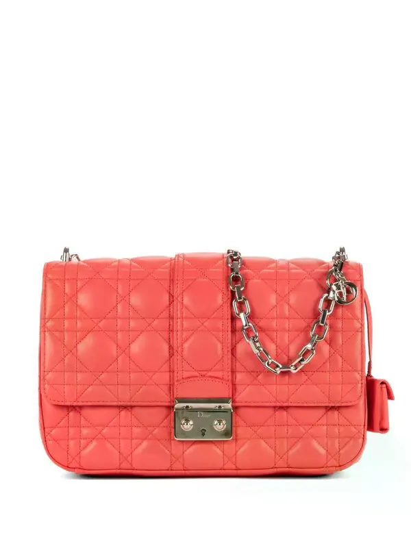 Dior Medium Miss Quilted Chain Shoulder Bag - Pink