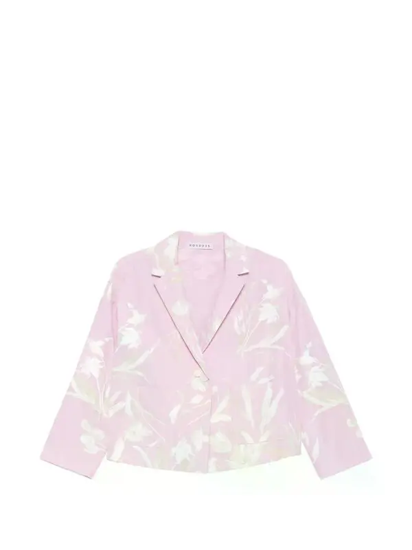 ROSSO 35 Floral Print Jacket - Pink