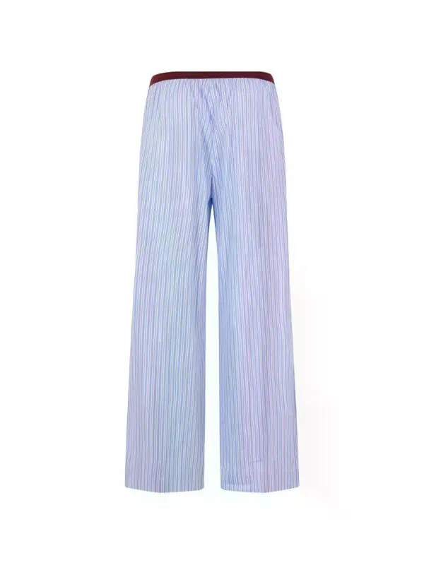 Plan C Striped Palazzo Pants