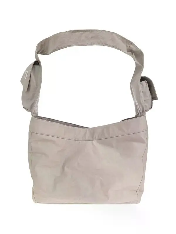 Y3 Newspaper Pocket Detail Tote Bag - Neutrals