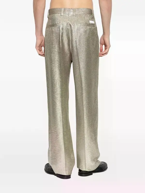Versace Viscose-lurex Formal Trousers