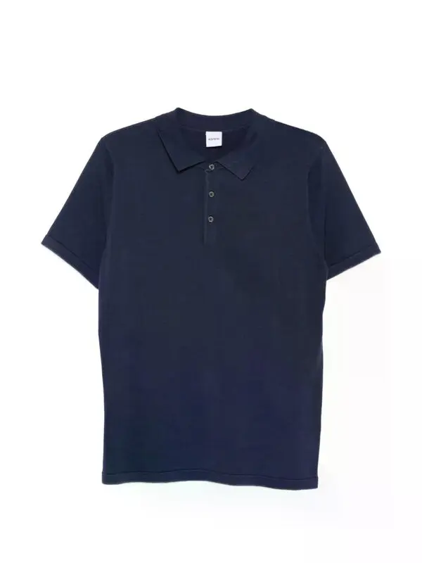 Aspesi Buttoned Polo Shirt - Blue